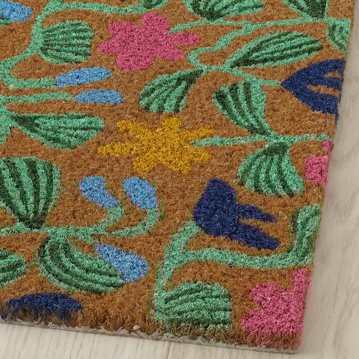 VÄGKURVA estora, interior, multicolor/estampat de flors, 40x60 cm - IKEA