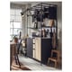 ÄSPINGE kitchenette, black/ash, 120x60x202 cm - IKEA Spain