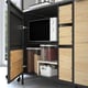 ÄSPINGE kitchenette, black/ash, 120x60x202 cm - IKEA Spain