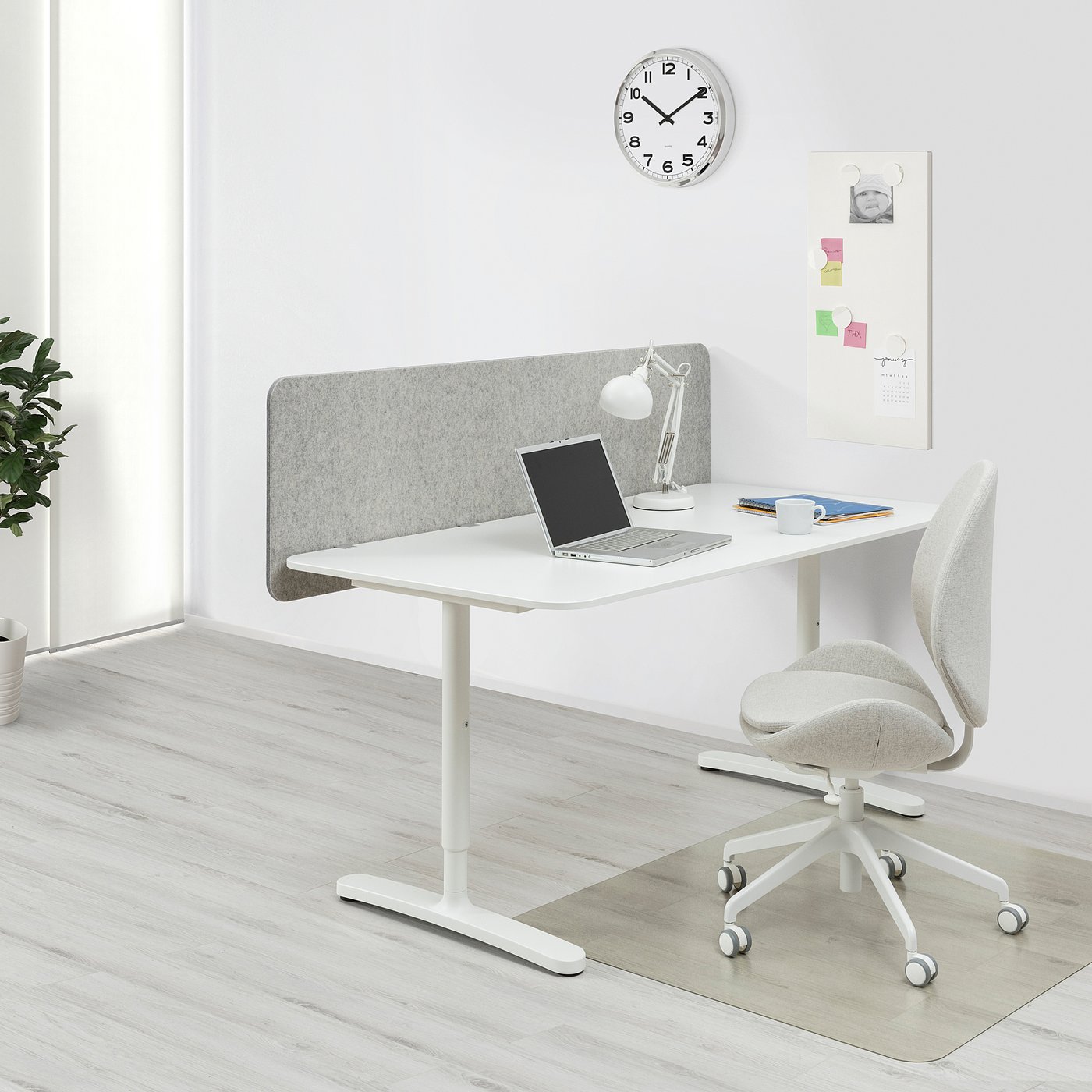 BEKANT Desk With Screen White/grey 160x80 150 Cm | atelier-yuwa.ciao.jp