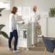 BEKANT storage unit on castors, mesh/white, 41x101 cm - IKEA Spain