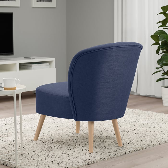 BILLHAMN easy chair, dark blue - IKEA Spain