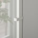 BILLY / HÖGBO bookcase combination w glass doors, white, 160x202 cm ...