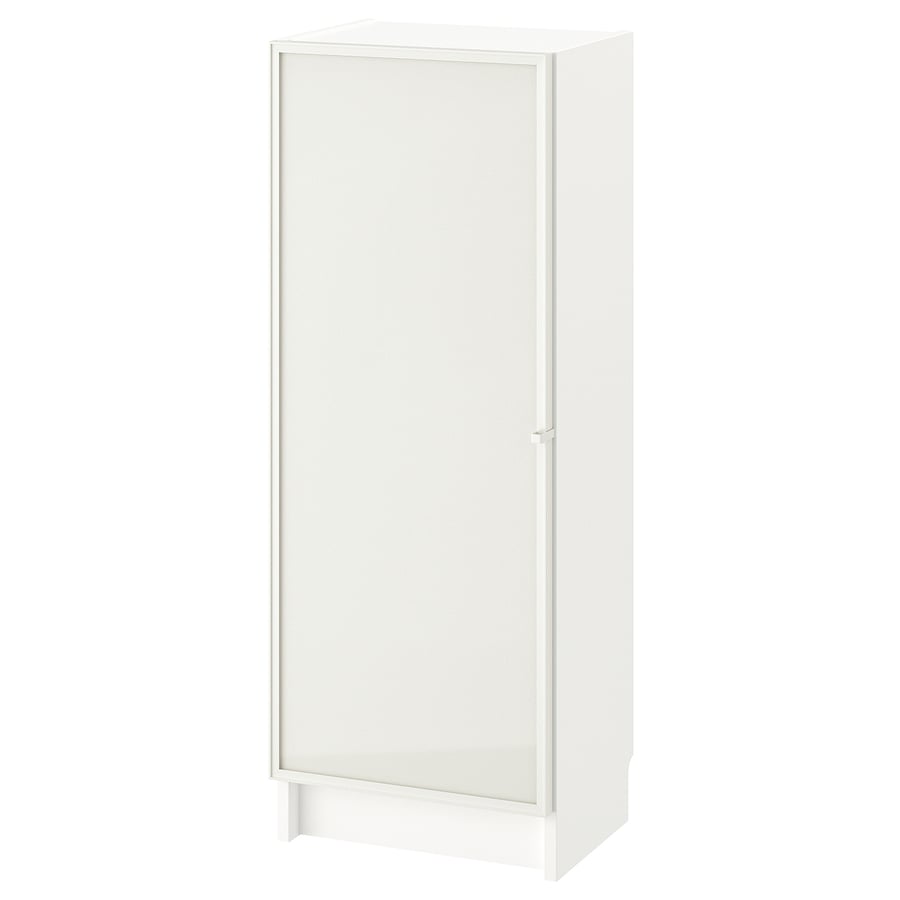 BILLY / HÖGBO bookcase combination w glass doors, white, 40x30x106 cm ...