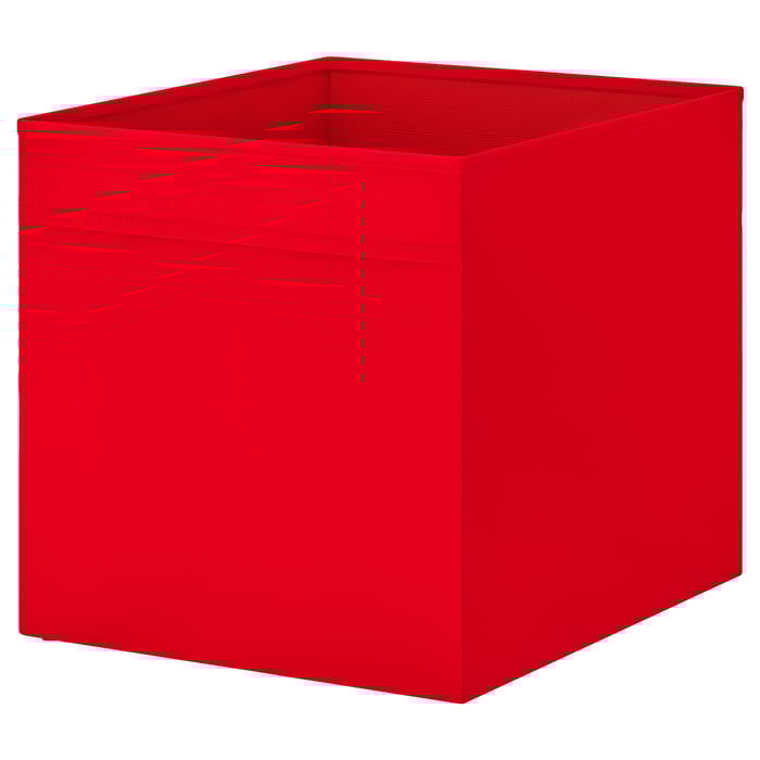 DRÖNA box, red, 33x38x33 cm - IKEA Spain