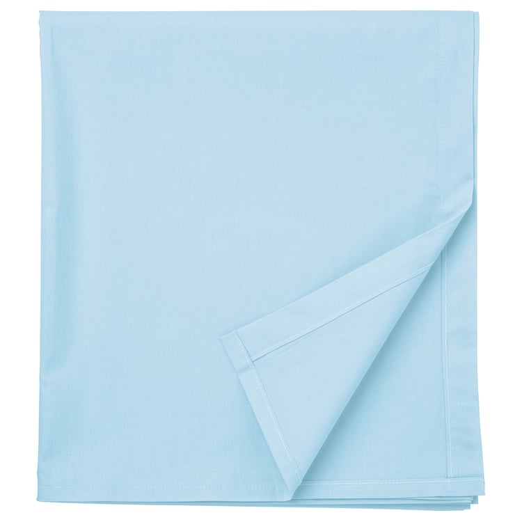 DVALA flat sheet, light blue, 150x260 cm - IKEA Spain