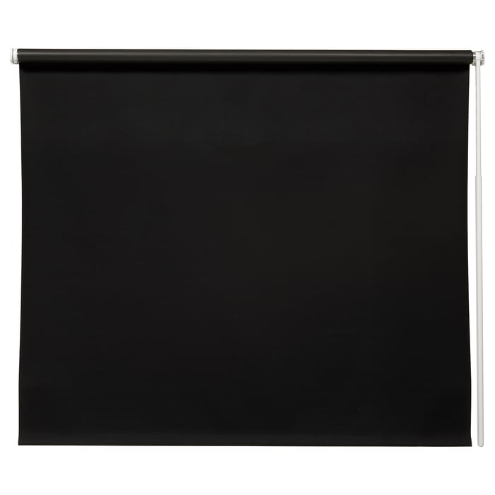 FRIDANS block-out roller blind, black, 120x195 cm - IKEA Spain