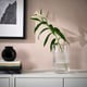GRADVIS vase with metal insert, clear glass/gold-colour, 21 cm - IKEA Spain