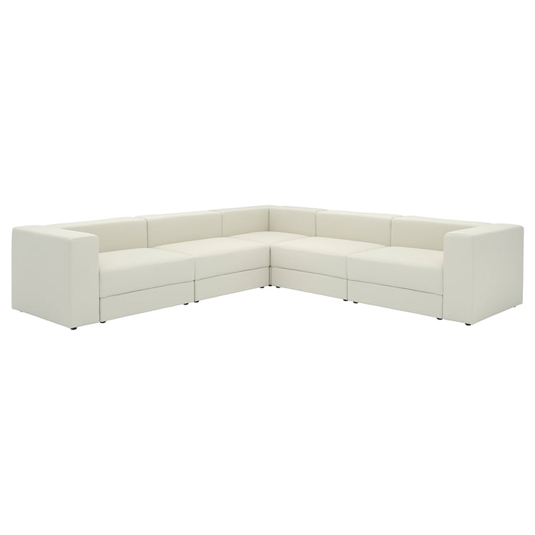 JÄTTEBO modular corner sofa, 6 seat, Axvall off-white - IKEA Spain