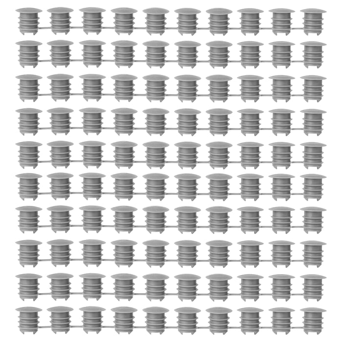 KOMPLEMENT cover cap, dark grey, 100 pack - IKEA Spain