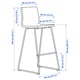 LILLÅNÄS bar stool, chrome-plated/Gunnared dark grey, 76 cm - IKEA Spain