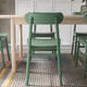 LISABO / RÖNNINGE table and 2 chairs, ash veneer/green, 88x78 cm - IKEA ...