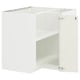 METOD corner base cabinet with shelf, white/Veddinge white, 88x88 cm ...
