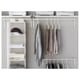 MULIG clothes bar, white, 60-90 cm - IKEA Spain