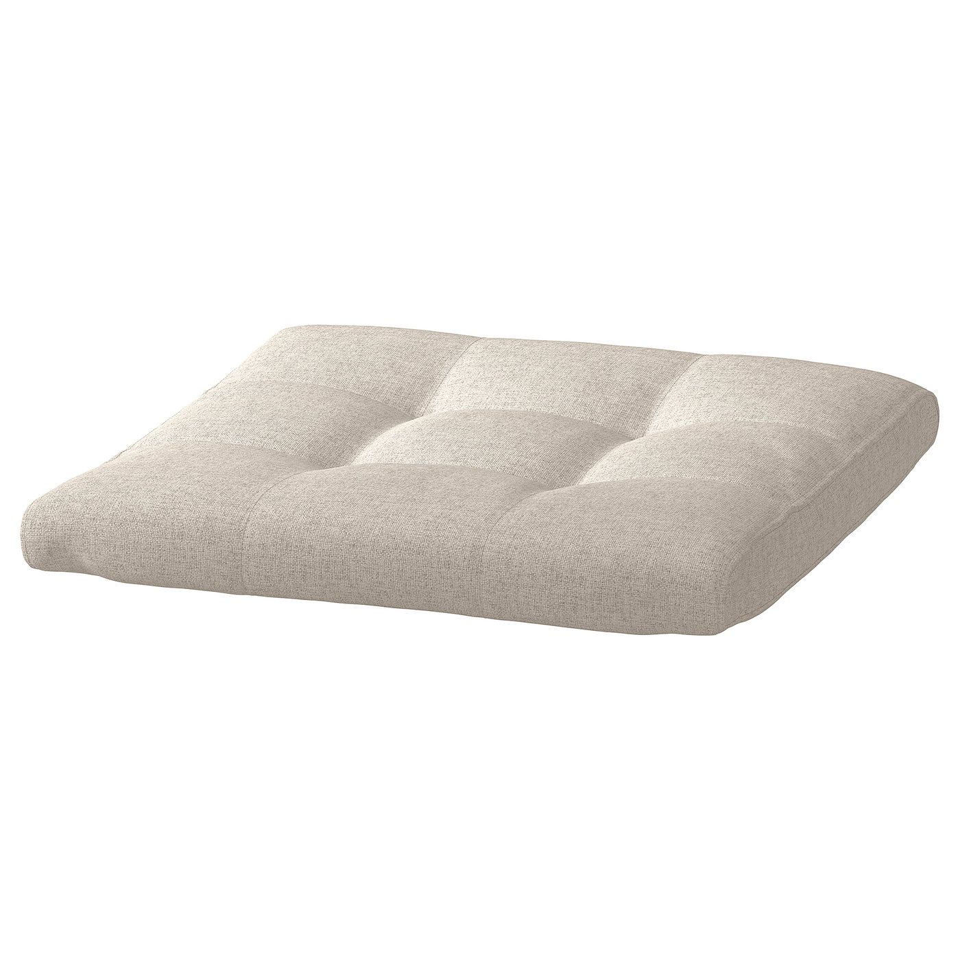 POÄNG footstool cushion, Gunnared beige, 55x50 cm - IKEA Spain
