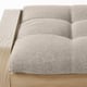 POÄNG footstool, white stained oak veneer/Gunnared beige - IKEA Spain