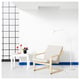 POÄNG low-back armchair, natural colour/beige/Katorp natural colour ...
