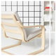 POÄNG low-back armchair, natural colour/beige/Katorp natural colour ...