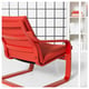 POÄNG low-back armchair, red/Vissle red - IKEA Spain