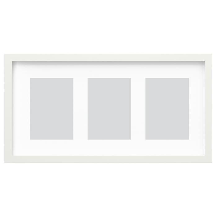RÖDALM frame for 3 pictures, white, 55x28 cm - IKEA Spain