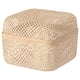 SMARRA box with lid, natural, 30x30x23 cm - IKEA Spain