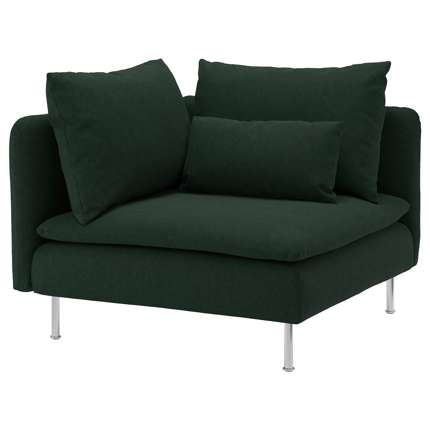 SÖDERHAMN corner section, Tallmyra dark green - IKEA Spain
