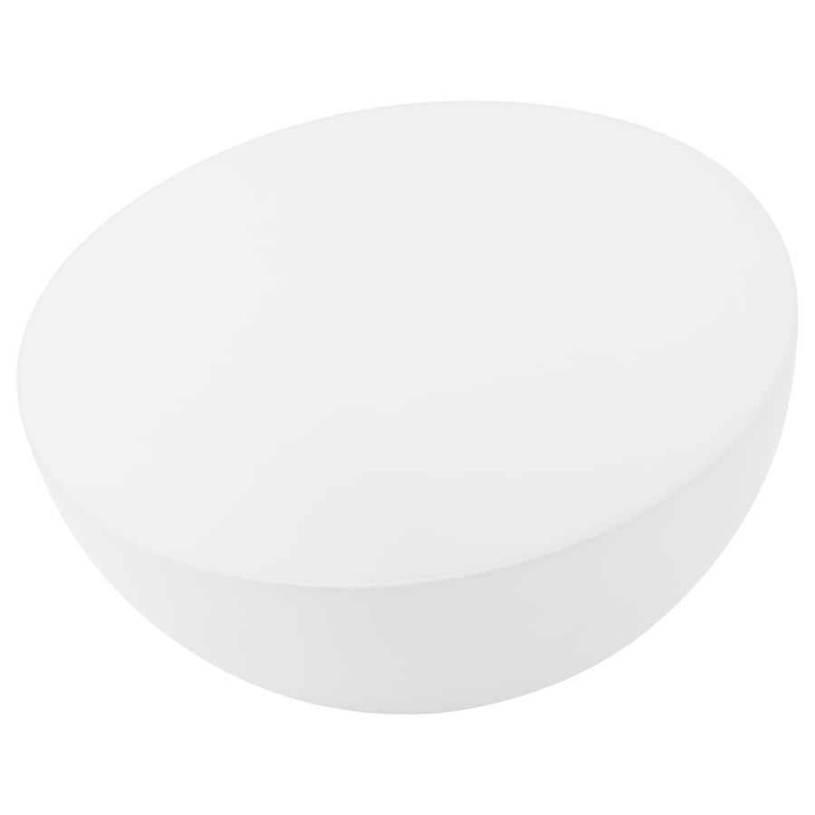 SOLVINDEN LED solar-powered lighting, outdoor/half globe white - IKEA Spain