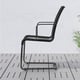 VÄSMAN chair with armrests, outdoor, black - IKEA Spain