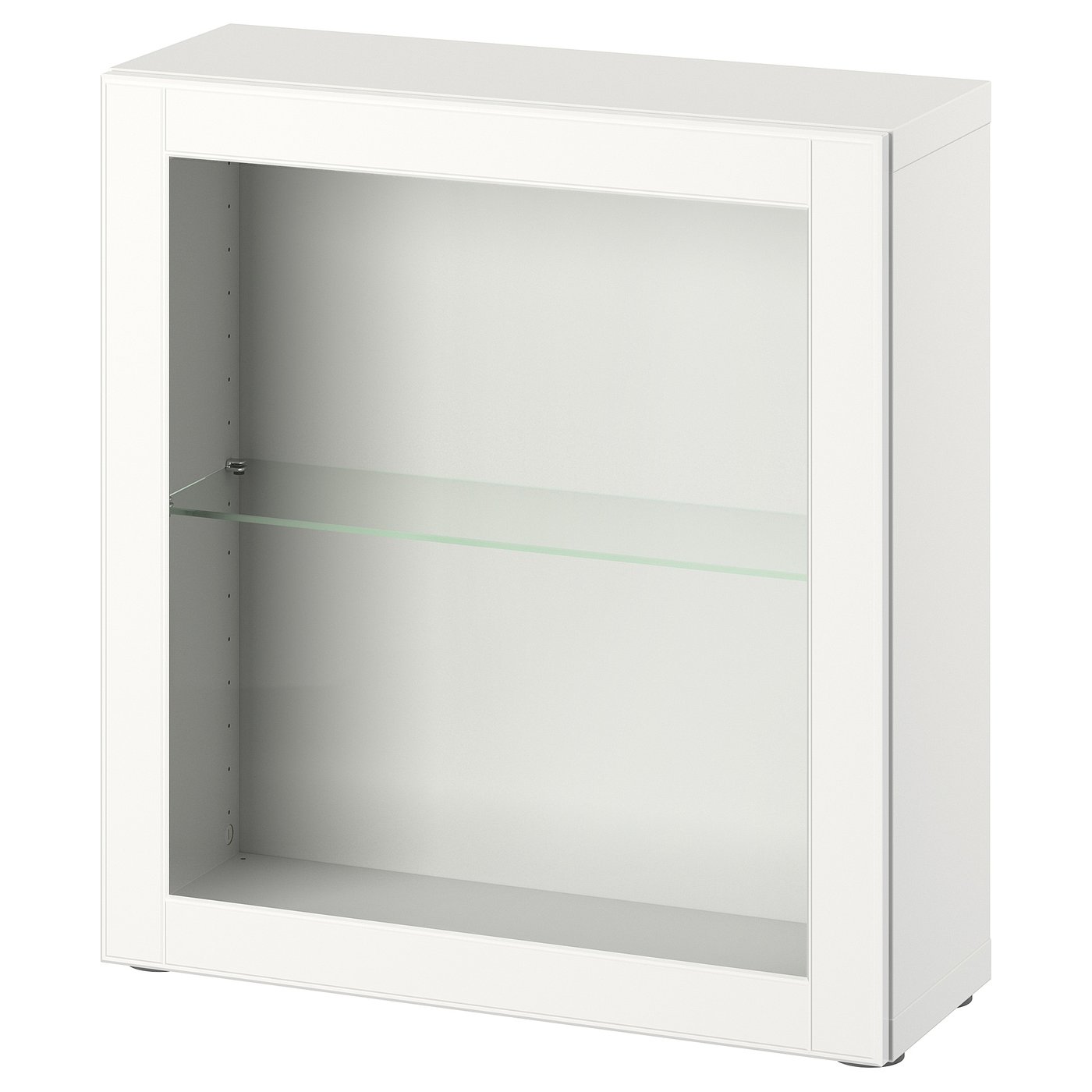 BESTÅ estante con puerta, blanco/Ostvik blanco, 60x22x64 cm - IKEA