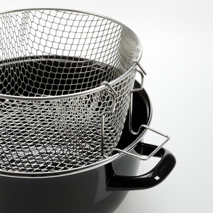 DOKTORFISK Olla freidora con cestilla acero, 5.0 l - IKEA