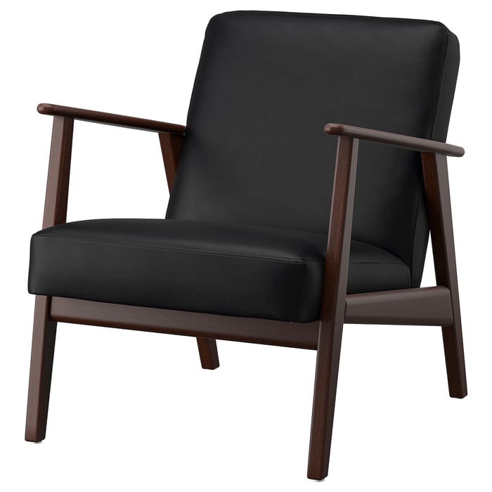 EKENÄSET sillón, Jonsbyn negro - IKEA