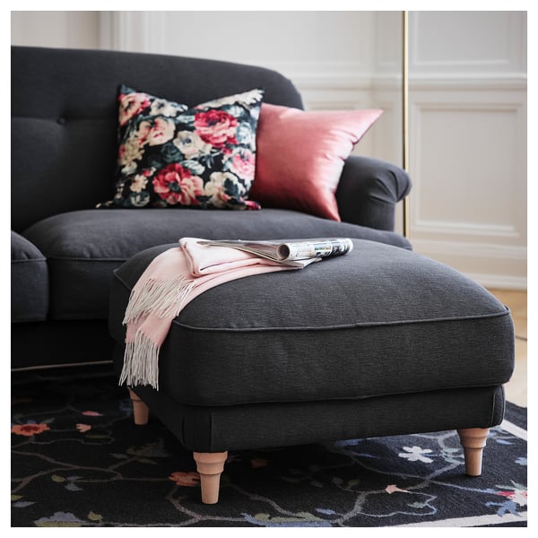 ESSEBODA Reposapiés, Knäbäck antracita - IKEA