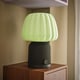 KULGLASS lámpara con altavoz Bluetooth, verde oscuro - IKEA