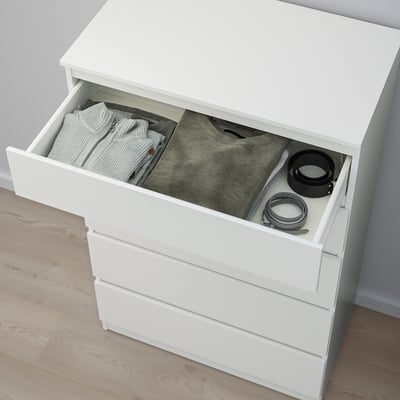KULLEN cómoda de 5 cajones, blanco, 70x40x112 cm - IKEA