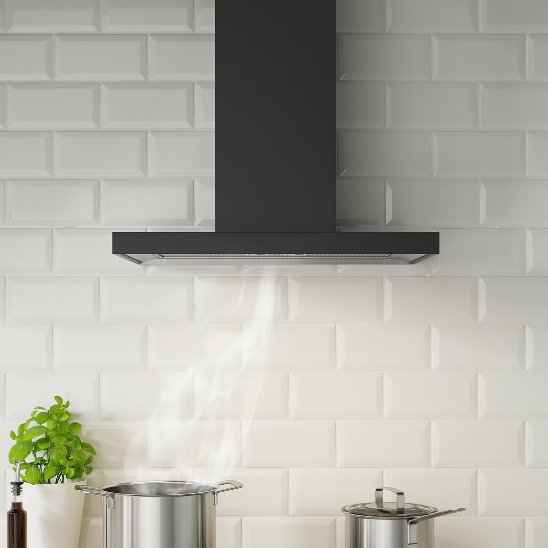 MATÄLSKARE Extractor de pared, negro - IKEA