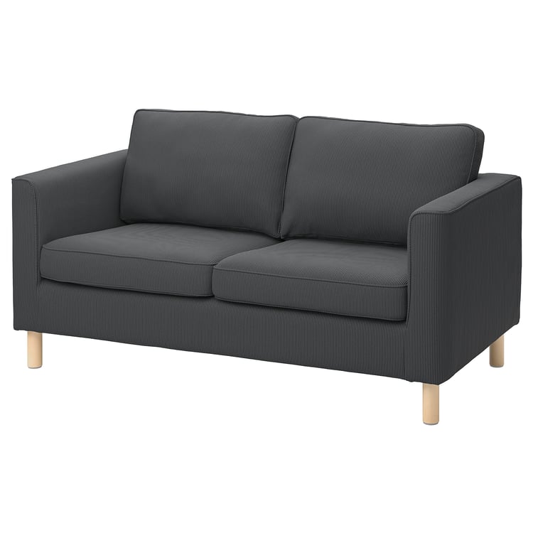 PÄRUP funda para sofá de 2 plazas, Kelinge antracita - IKEA