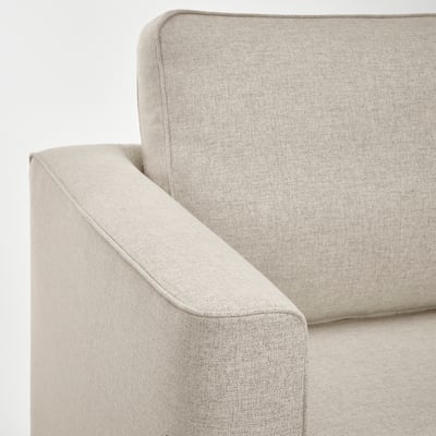 PÄRUP sofá 3 plazas con chaiselongue, Gunnared beige - IKEA