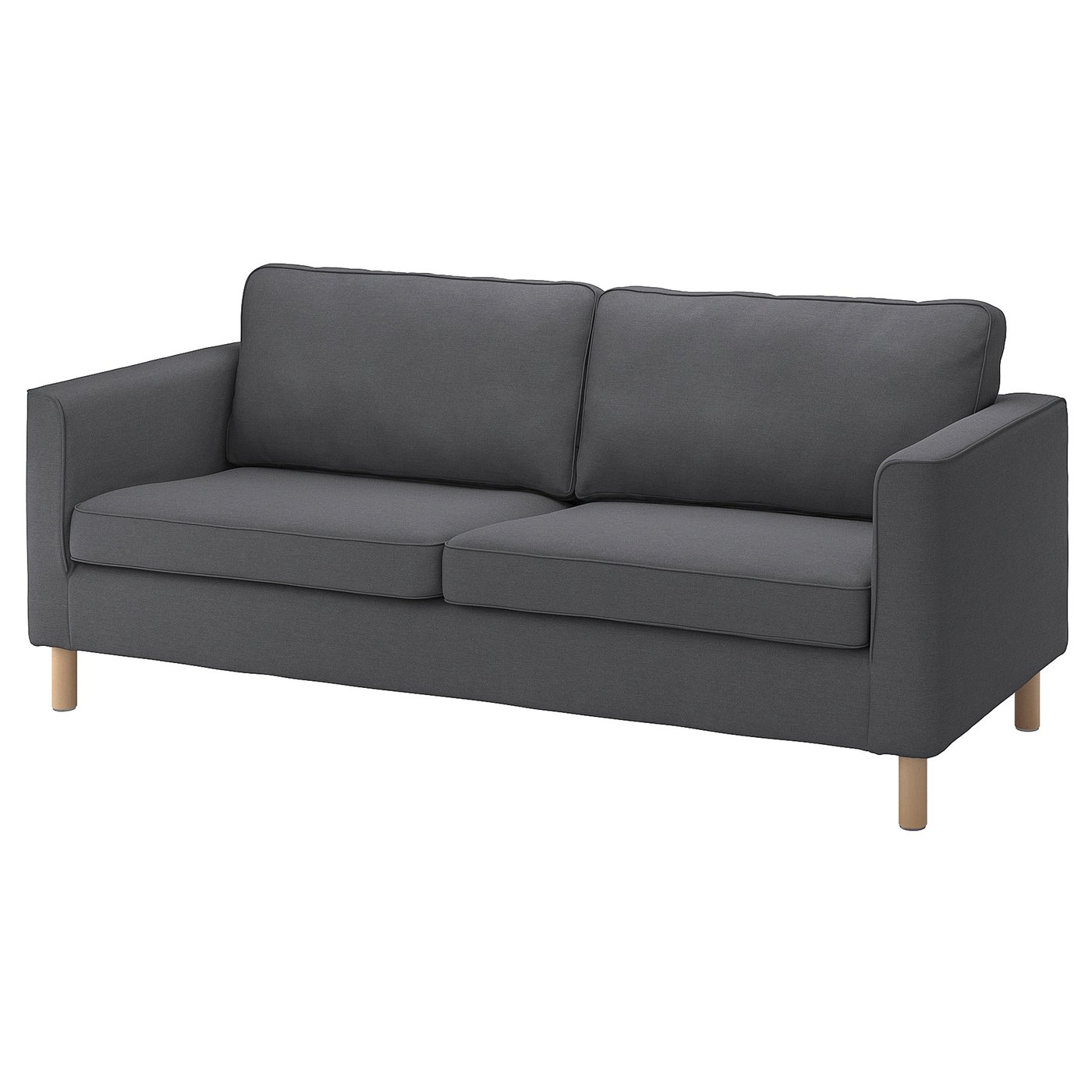 PÄRUP sofá de 3 plazas, Vissle gris - IKEA