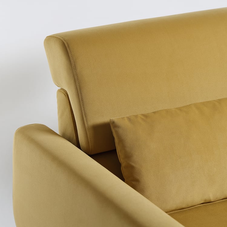 SLATORP sofá de 3 plazas, Hakebo marrón dorado - IKEA
