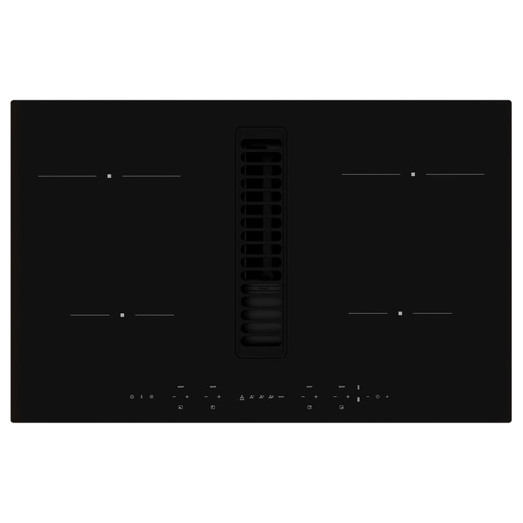 TÄCKNAN placa ind./extr. int. y kit recirc., IKEA 300/negro - IKEA