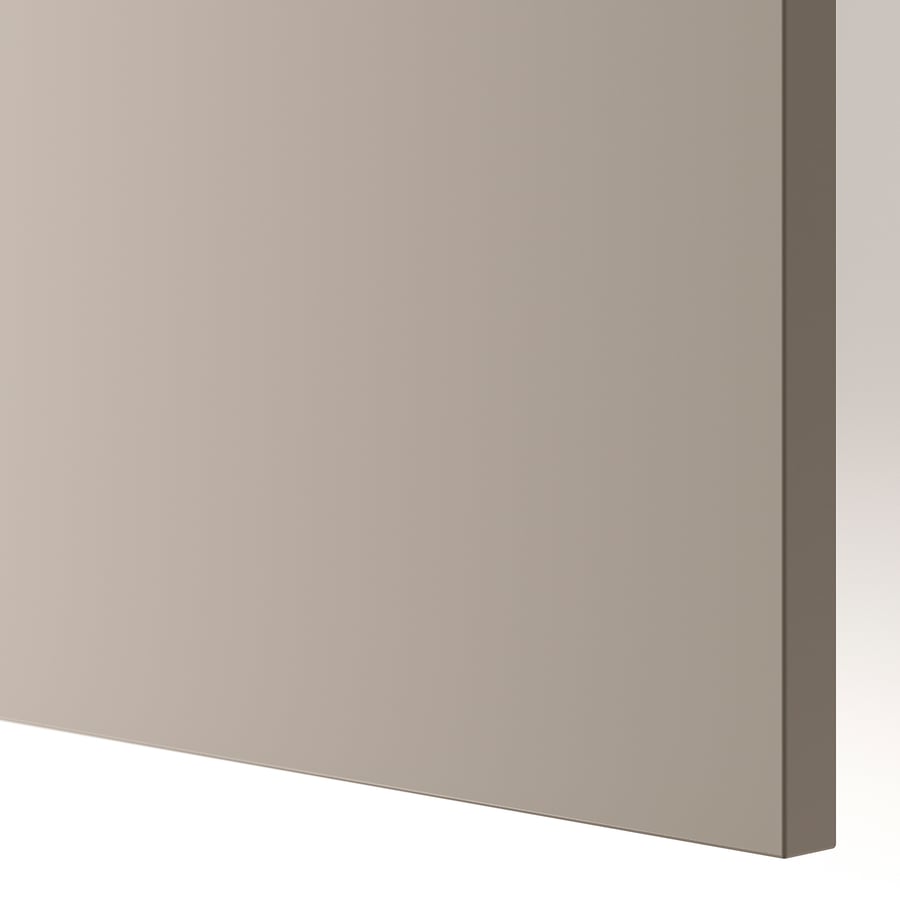 UPPLÖV panel lateral, mate beige oscuro, 39x83 cm - IKEA