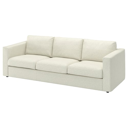 VIMLE sofá de 3 plazas, Gunnared beige - IKEA