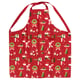 VINTERFINT delantal, motivo Navidad rojo, 85x89 cm - IKEA