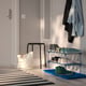 GREJIG / BAGGMUCK moble de corredor, 3 ud, azul - IKEA