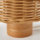 VATERBOM lámpada de mesa, bambú/ratán, 27 cm - IKEA