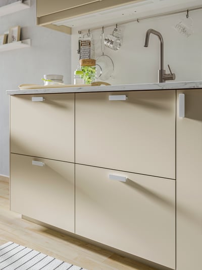 Matt Beige Kitchen - METOD Kitchen System - IKEA UK