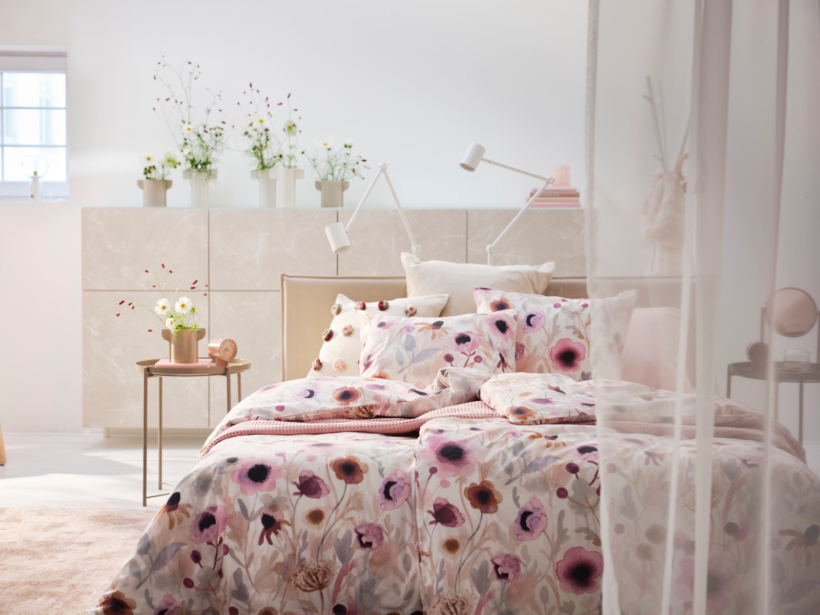 Schöne Rosen Bettwäsche Ikea Fotos
