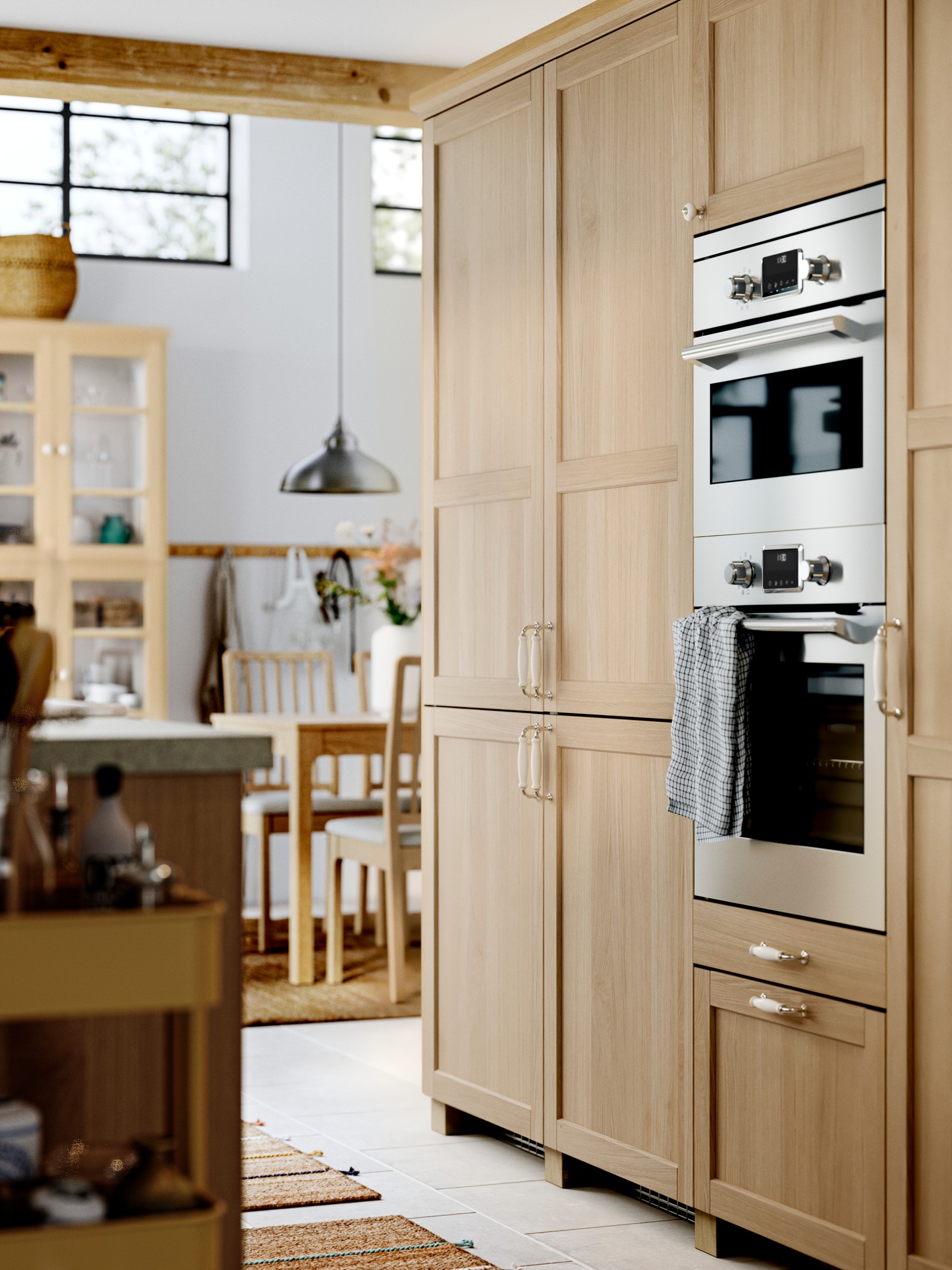 Oak Veneer Shaker Kitchen - METOD Kitchen System - IKEA UK