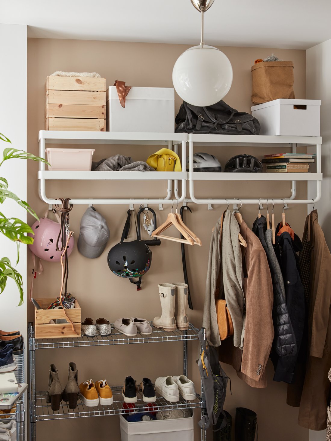 Ideen Garderobe Wenig Platz