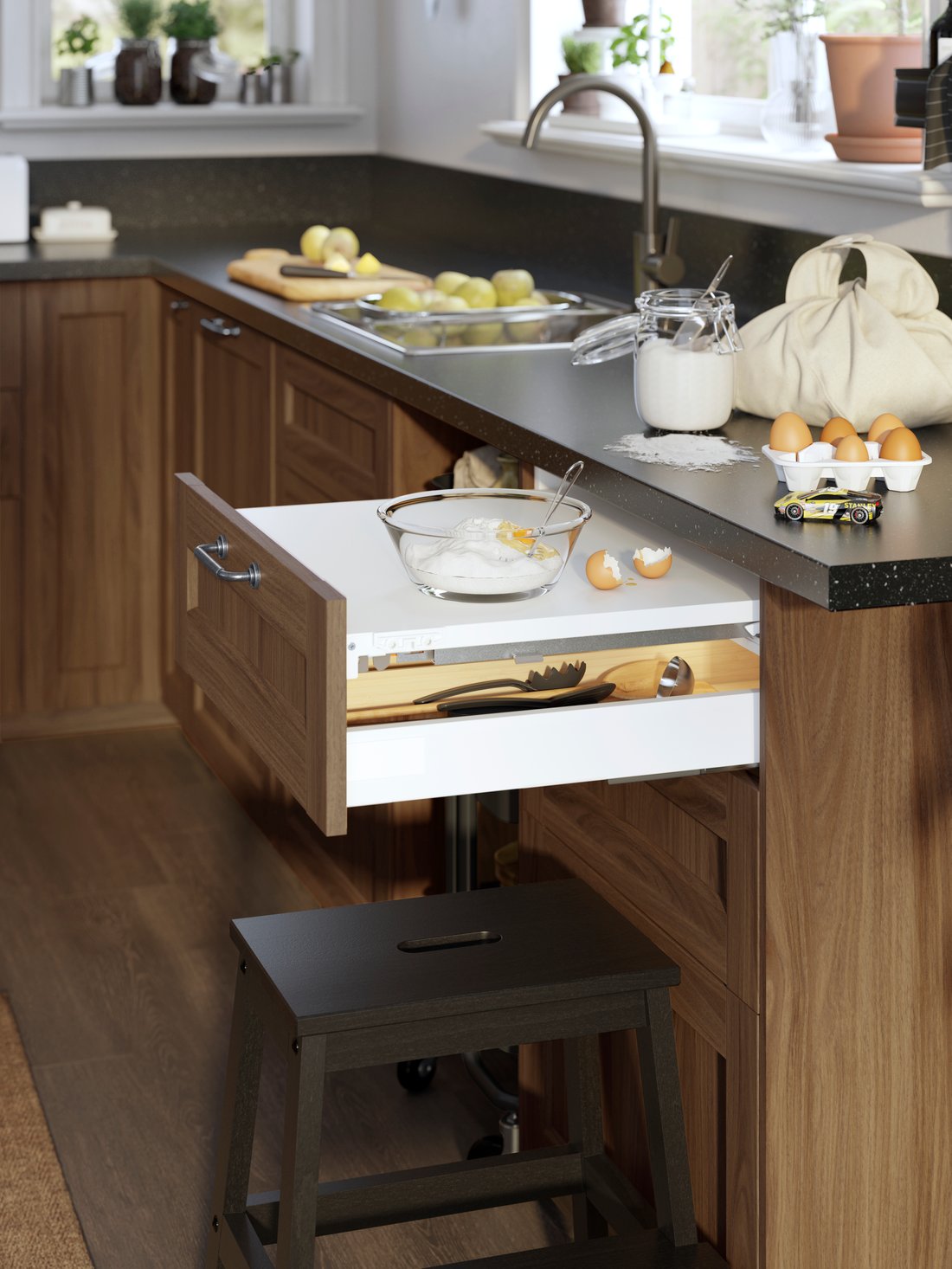 Kitchen space saving ideas to set creativity free - IKEA UK